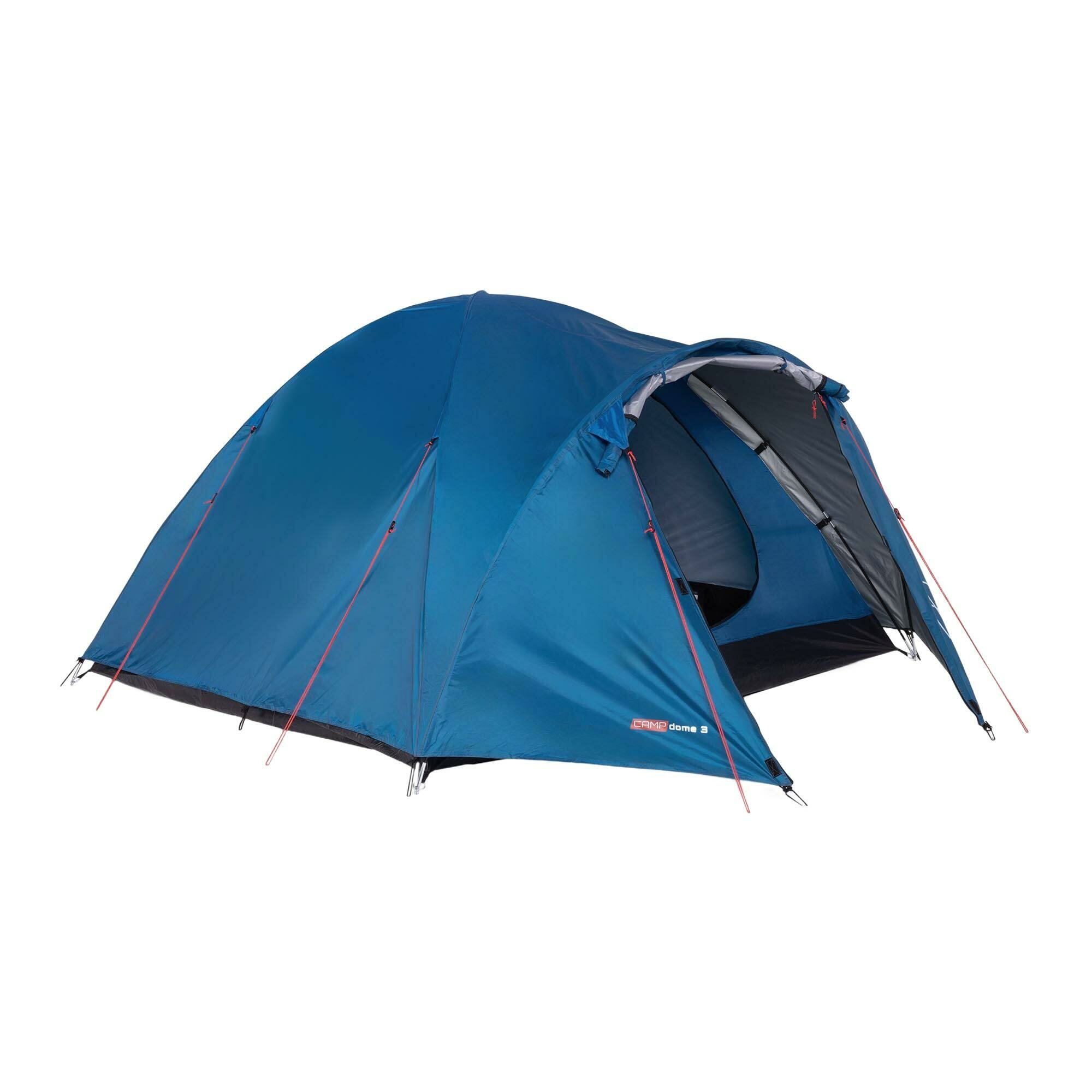 Палатка Decathlon KADVA CAMPdome, кемпинговая, 3-местная, с тамбуром, противомоскитная сетка