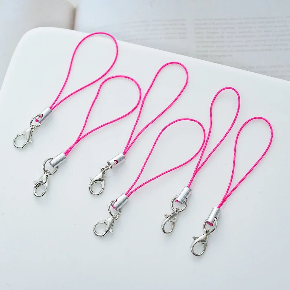 Металлические подвески-карабины 20 шт Розовый, 11