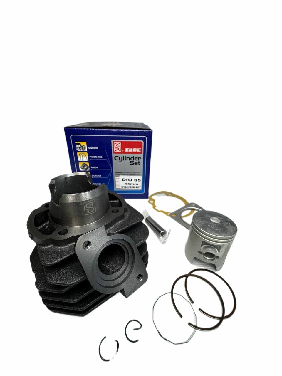 Поршневая (ЦПГ) на скутер Honda DIO 18/24, d-44mm/65cc SEE