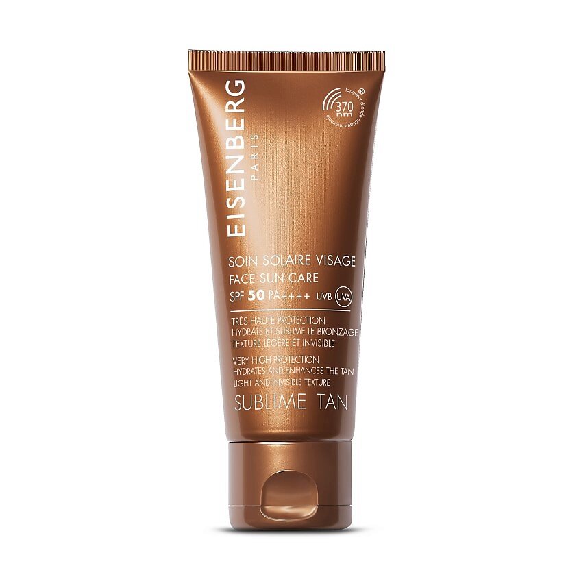 EISENBERG Солнцезащитное средство для лица SPF50 PA++++ Sublime Tan, 50 мл