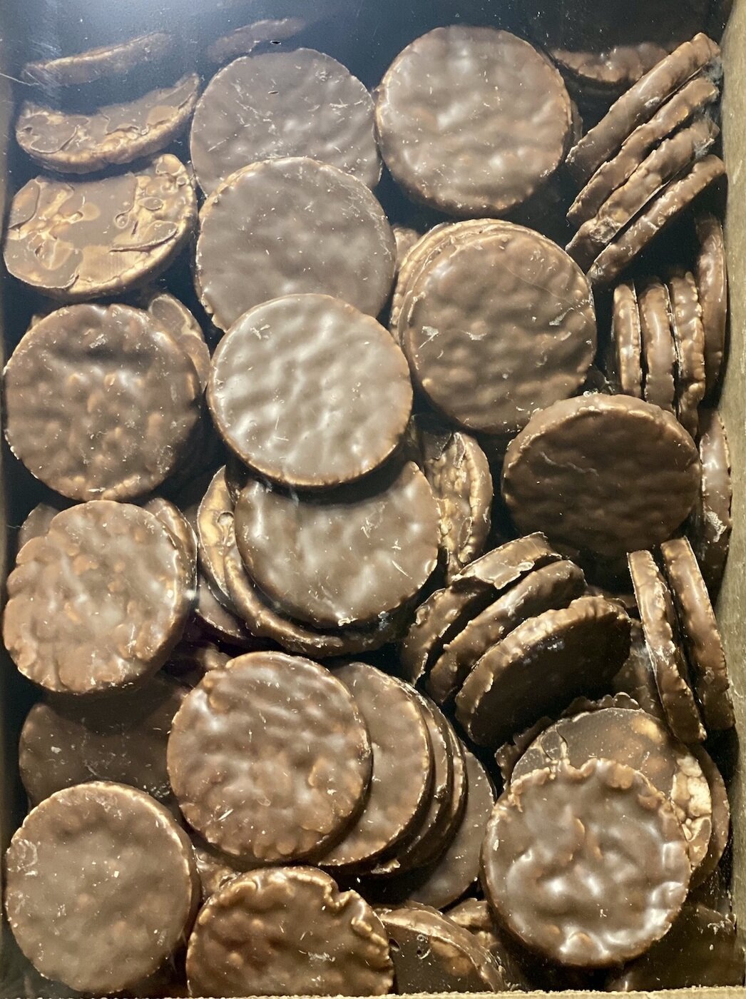 Печенье "Рисовое" без глютена в молочной глазури, 600 грамм