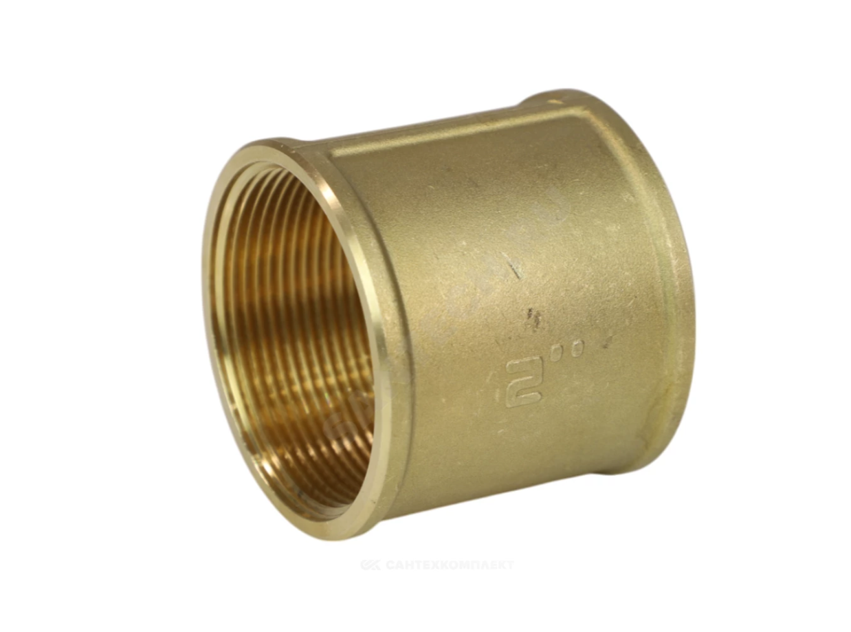 Муфта LD PRIDE LD.65.502.25, латунь, диаметр резьбы 1", внутреннее соединение