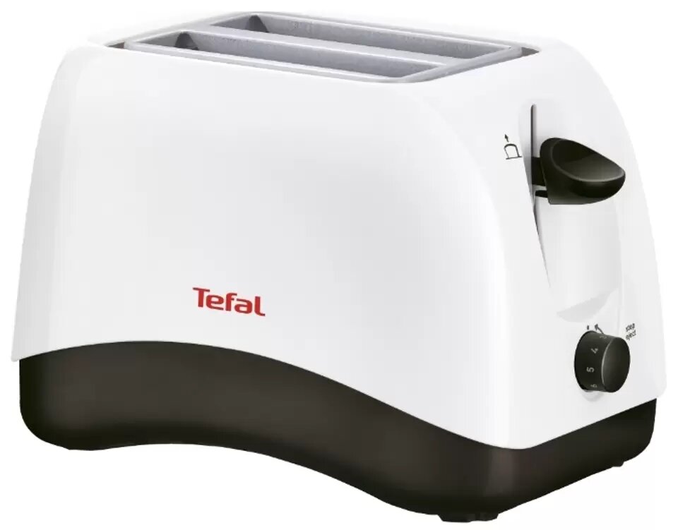 Тостер Tefal TT1301 белый, мощность 850Вт, 2 отделения, Автоцентрирование тостов