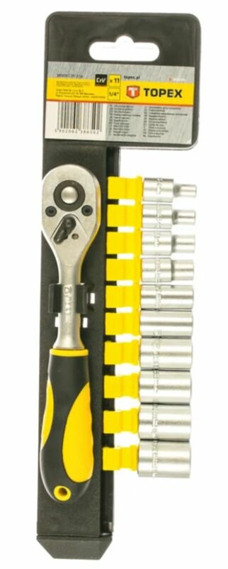 Набор торцевых ключей TOPEX 38D650