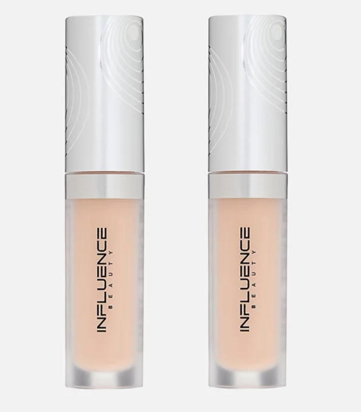 Консилер Influence Beauty массажный светоотражающий Cool Touch, тон 03 бежевый, 6 мл - 2 штуки