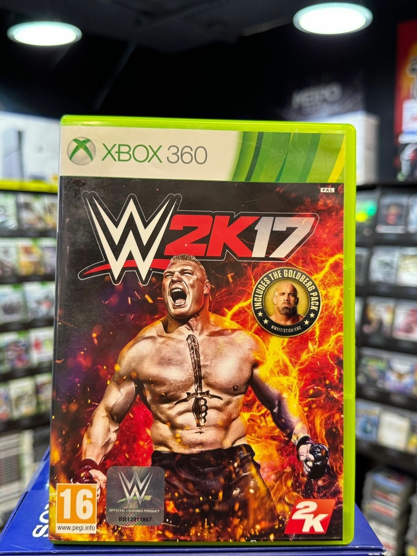 Игра WWE 2k17 (Xbox 360) (Box)