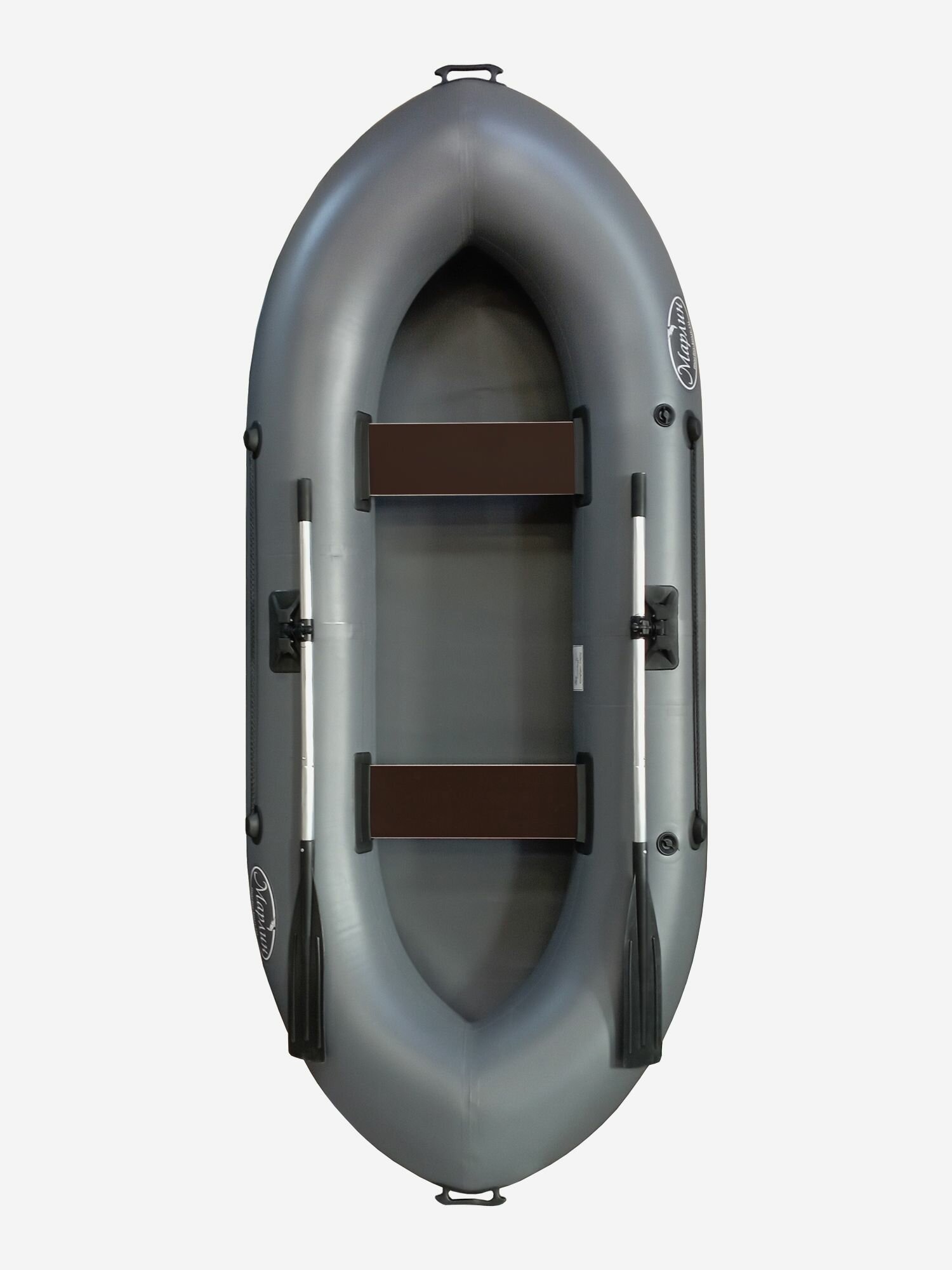 Лодка Турист Марлин 290, ПВХ, двухместная, 290x130x38 см, серая