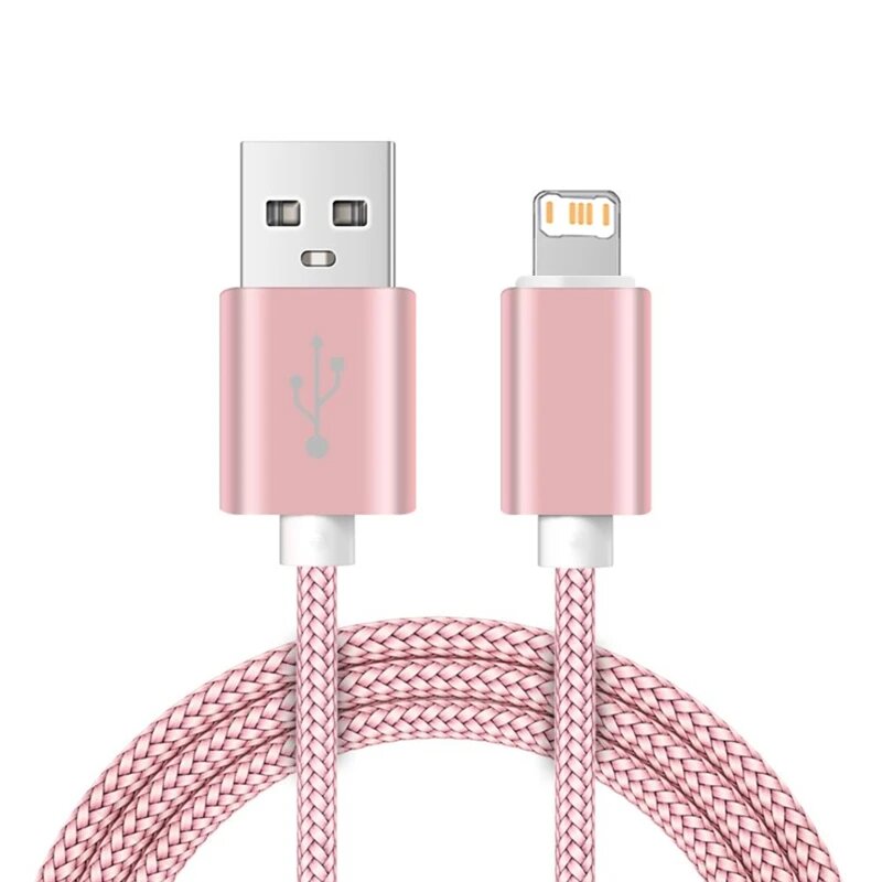 Оригинальный USB-кабель для быстрой зарядки для iPhone 13 12 11 Pro XS Max X XR 14 8 7 6S Plus, нейлоновый плетеный кабель, кабели для быстрой зарядки и передачи данных