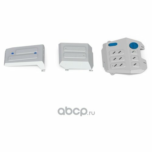 Комплект защит картер + КПП + топливный бак + адсорбер (алюминий) + комплект крепежа для Changan UNI Rival K33389081