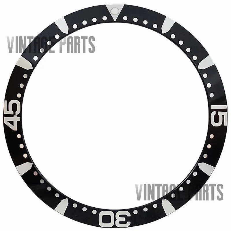 Вставка для безеля Longines 39 мм, черная, Color: A