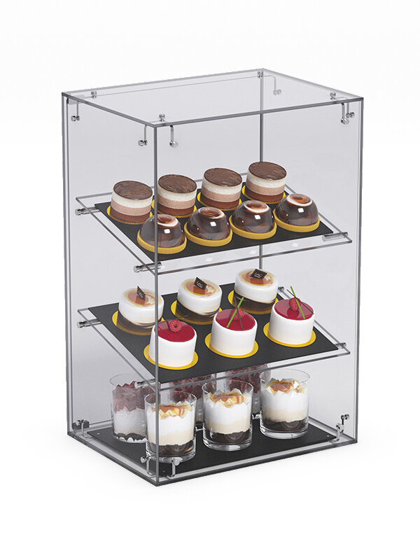 Витрина "сладость" №10 для выпечки настольная, Акрил. Производитель товара - компания Westcom.