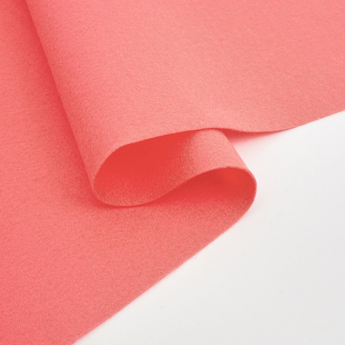 Фетр листовой мягкий 1 мм, 30*45 см, 10 шт (упак), HEMLINE Hobby (40 коралловый)