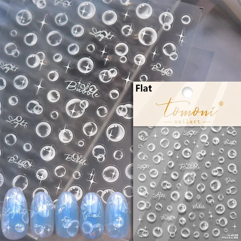 Наклейки для ногтей Tonomi Bubble, Цвет: MP5870TO4135