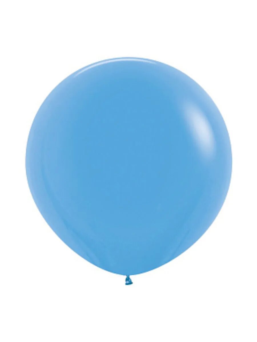 Голубой, Пастель / Light blue, латексный шар (24"/60 см ) 10 шт. / DECOBAL, Вьетнам