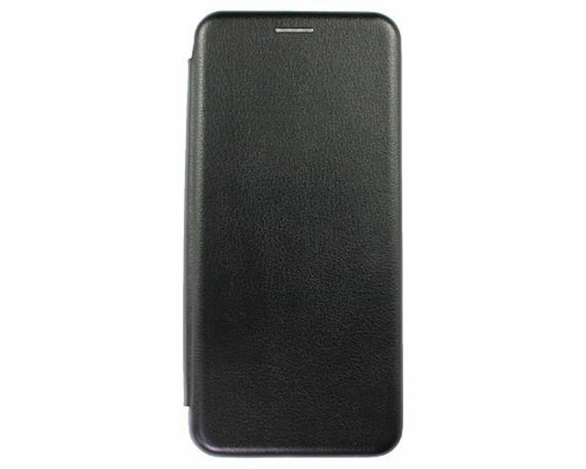 Чехол книжка для Honor 9X Lite, чёрный. На магните с силиконовым основанием