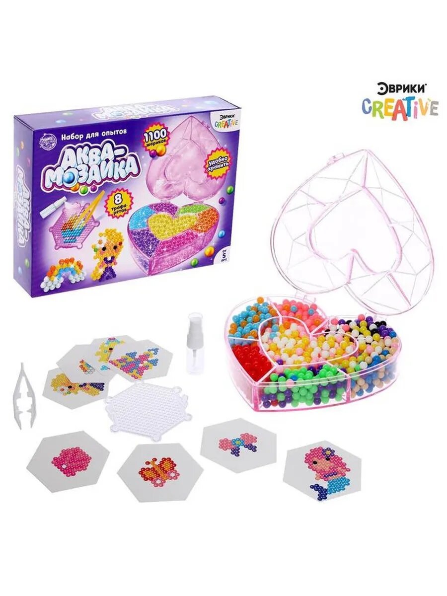 Объемная аквамозаика «Сердце» для творчества