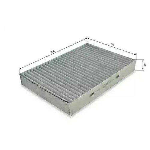 Фильтр салонный Nissan Kubistar 08->, Renault Clio 98->, Kangoo 97->, Megane 97->, Thalia 01-> (уголь) Comline EKF124A