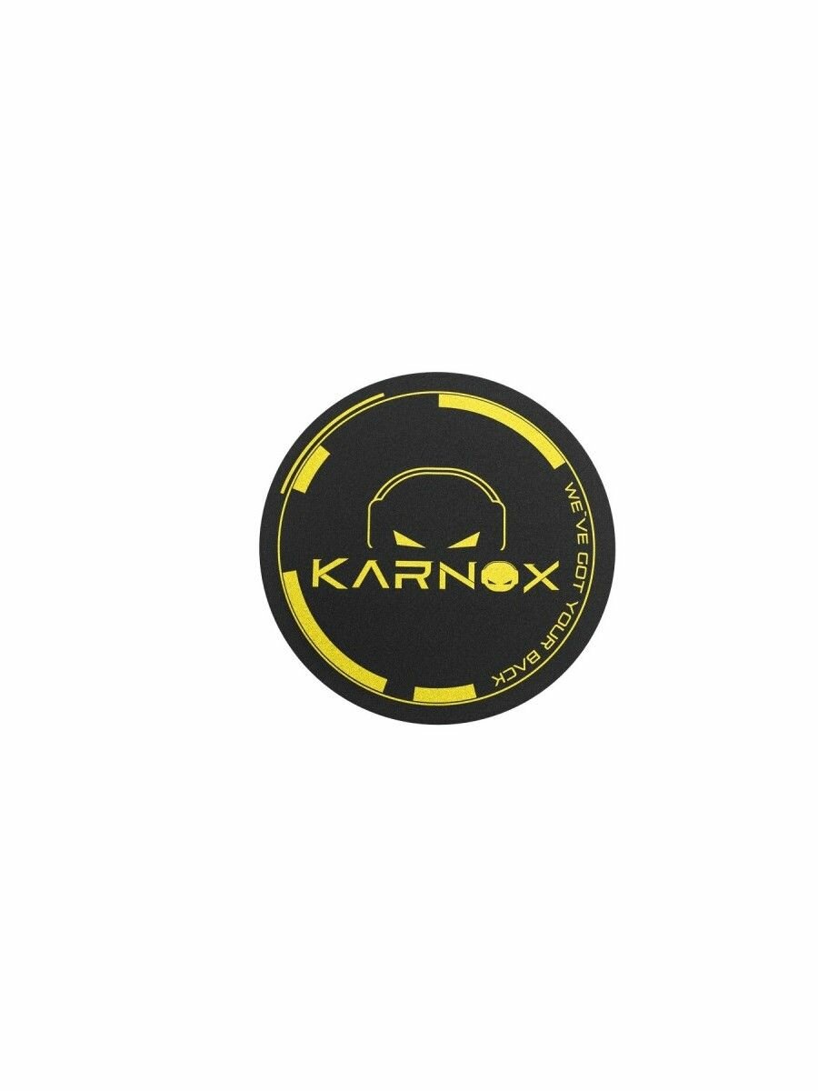 Напольный круглый коврик Karnox FLOOR Mat - 2 мм - Logo