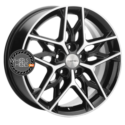 Khomen Wheels KHW1709 (Ford C-Max) 17x7 5x108 et50 dia63.35 Black-FP