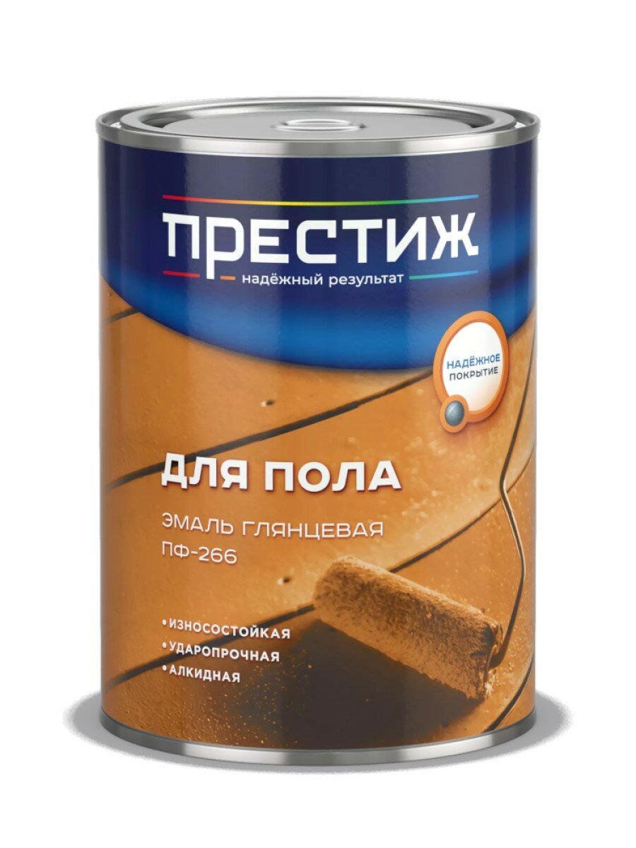 Эмаль акриловая для пола бежевая 2,8 кг Престиж