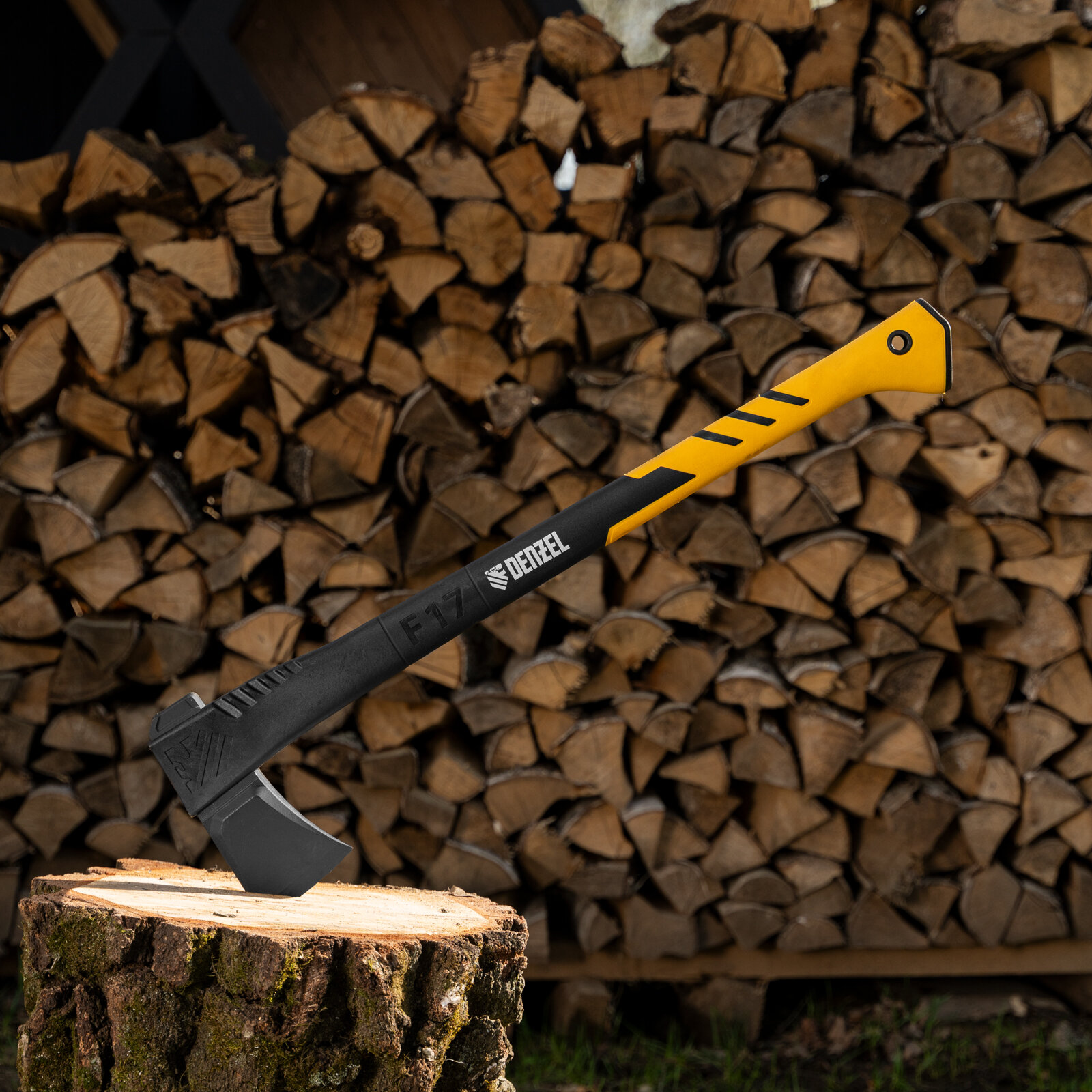 Колун F17 2500 гр двухкомпонентная рукоятка 710 мм// Denzel, 21438