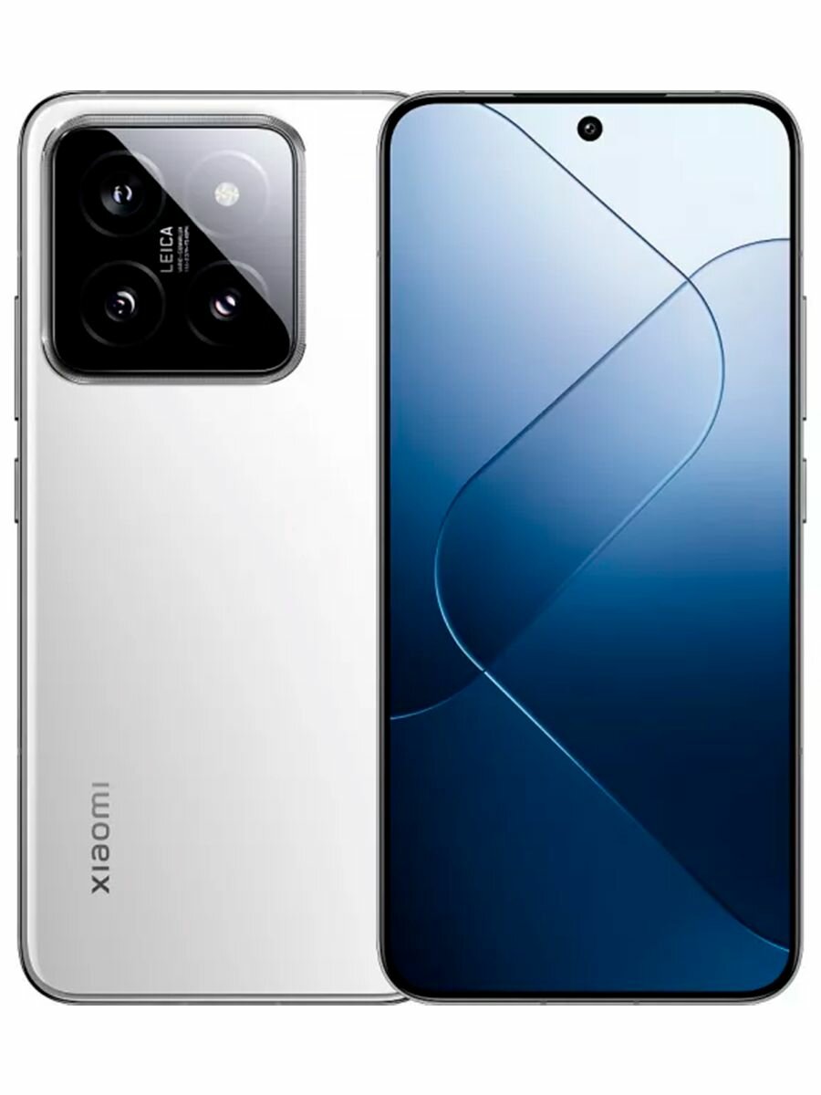 Смартфон Xiaomi 14, 6,36", 12 Гб ОЗП, 512 Гб встроенной памяти, белый