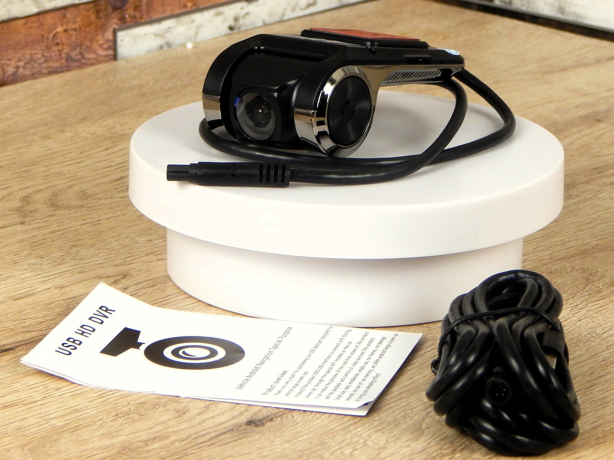 Видеорегистратор GZJ-U2, для Android, с G-сенсором, Full HD, 170°, серый металлик