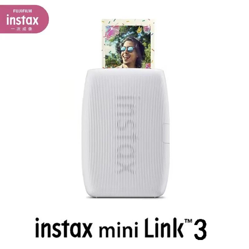 FUJIFILM Instax Mini Printer, Link 3 White