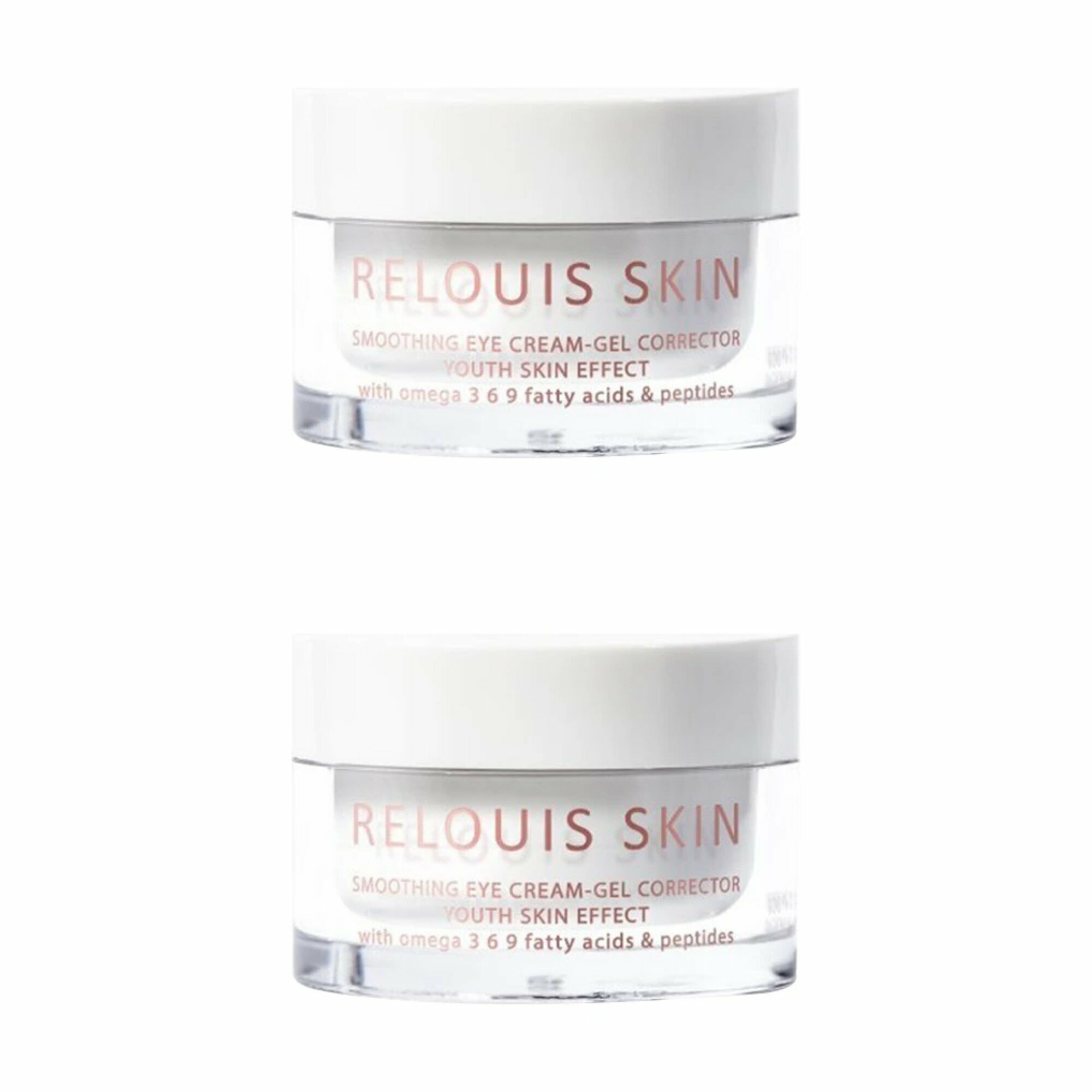 Крем для кожи Relouis, корректор вокруг глаз, Skin Anti-Age, Разглаживающий, PoreAway, 15 мл, 2 шт