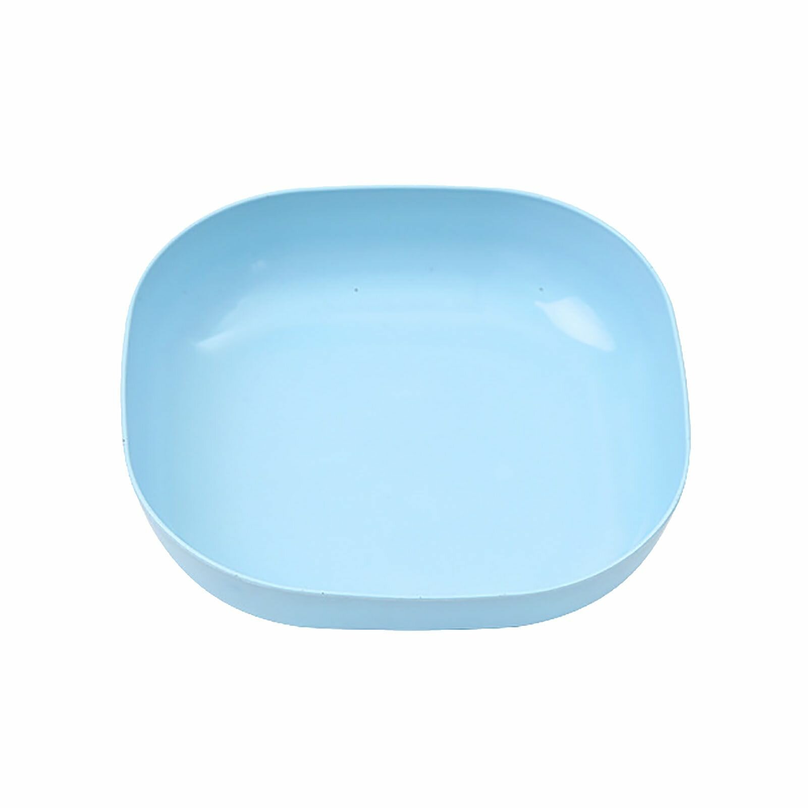 Тарелка для костей квадратная синяя, многофункциональная посуда, для закусок, десертов, фруктов и салатов, домашняя кухня