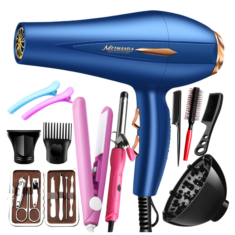 Фен-вентилятор, Электрический обдув, Вращающаяся щетка, Парикмахерские инструменты