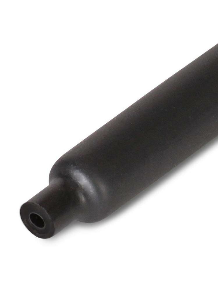 Трубка термоусадочная КВТ, 3:1 ТТК Flex (3:1)-50/17, черн (КВТ) {85213} (10 шт/упак по 1 м)