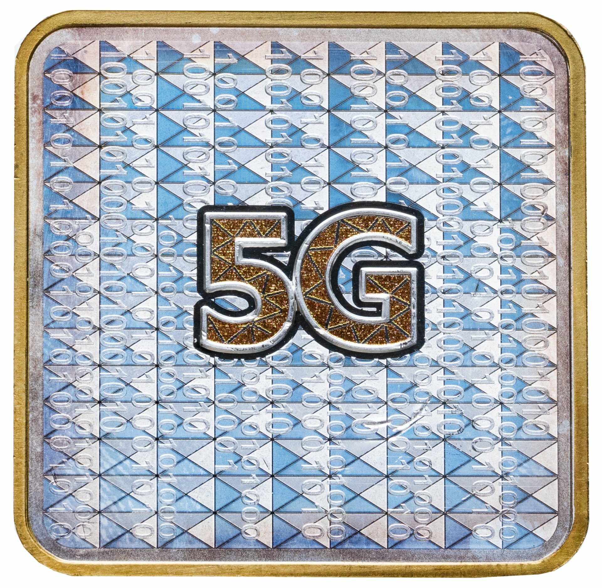 Танзания 50 шиллингов shillings 2021 Внедрение 5G с сертификатом, в сохранности BUNC