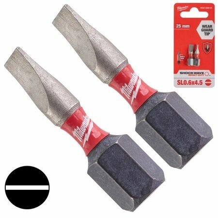 Биты SL Milwaukee Shockwave 25 мм.