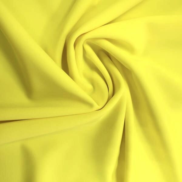 Ткань Бифлекс подкладочный Carvico 1229 Lemon Pie (лимоновый жёлтый) отрез 100*165см