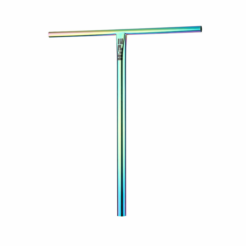Руль для трюкового самоката Hipe "T-Bar H01", 680*600, HIC/SCS, 34.9 - Neo-chrome