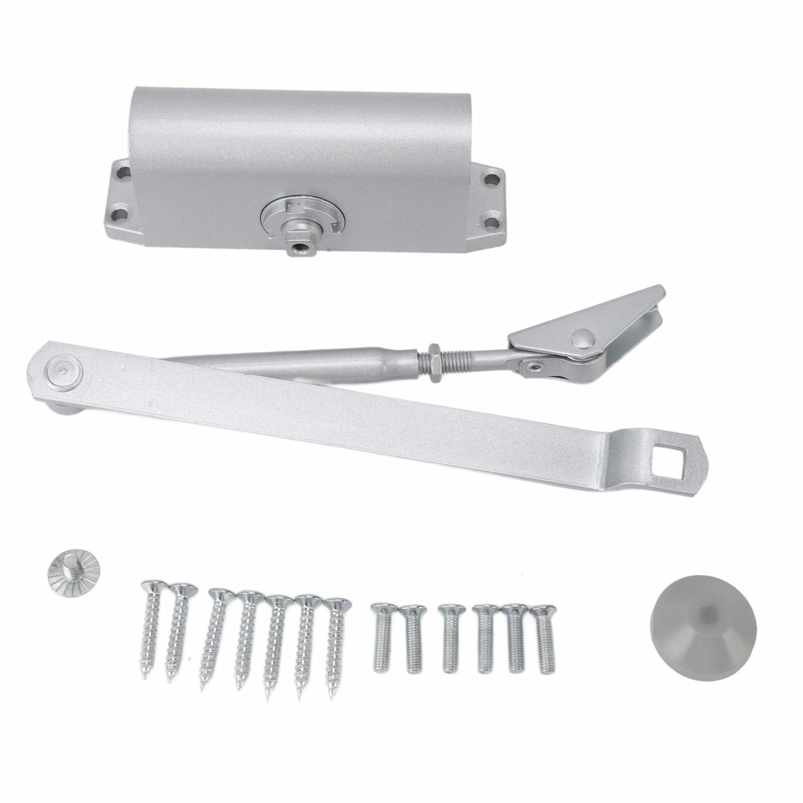 Автоматический дверной доводчик из литого алюминия и холоднокатаной стали, 90-градусный безопасный пружинный дверной доводчик