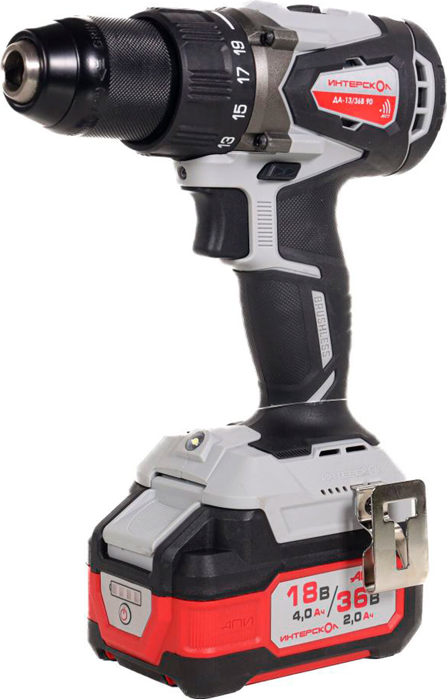 Дрель-шуруповерт аккумуляторная Интерскол DA-13/36V 90 861.2.2.70