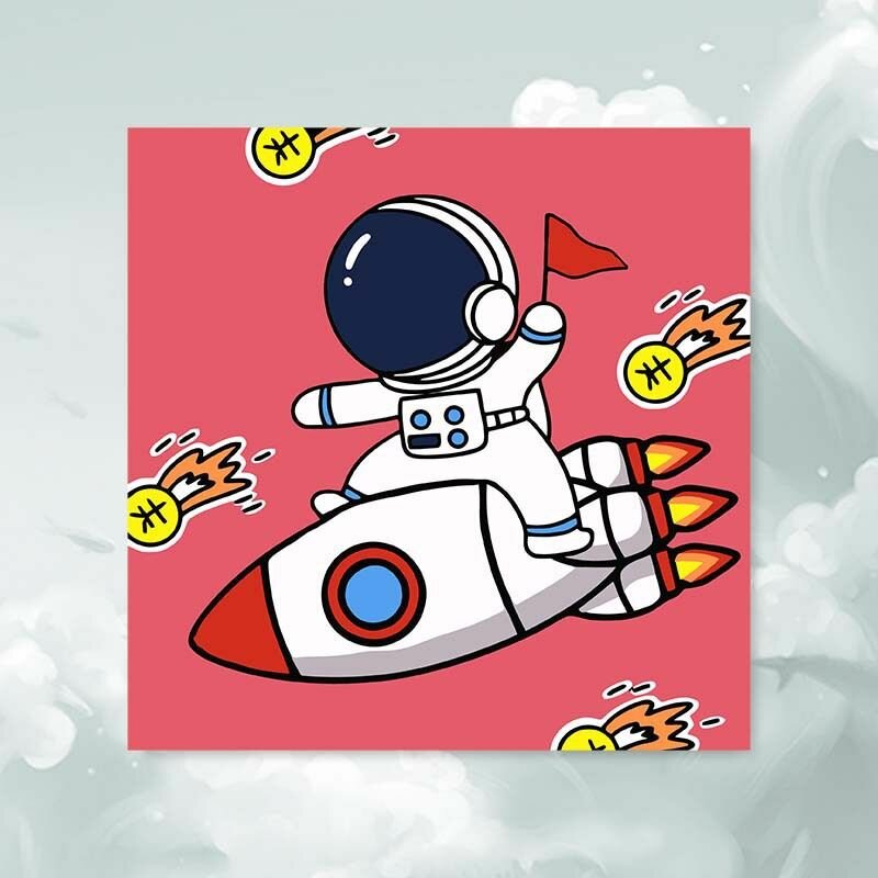 20x20 Рисование детских мультфильмов, детских книжек-раскрасок Декоративные картины