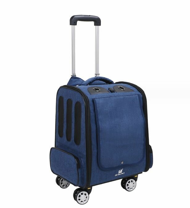 Рюкзак-переноска чемодан тележка на колёсах для животных