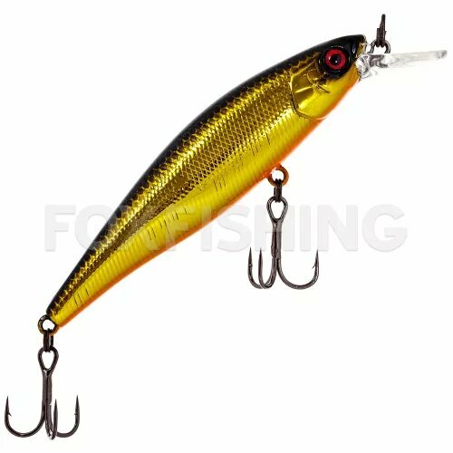 Воблер Jackall Squad Minnow 80 8,2см. 9,7гр. hl gold & black до 1,2м. suspending