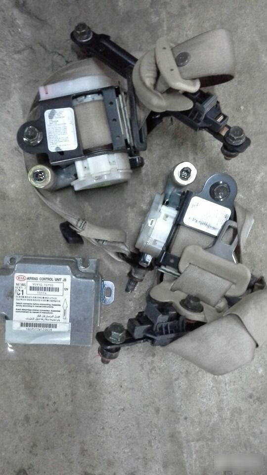 Ремни безопасности и блок SRS киа рио 2 kia rio 888201G300XI 888701G300XI 959101G150