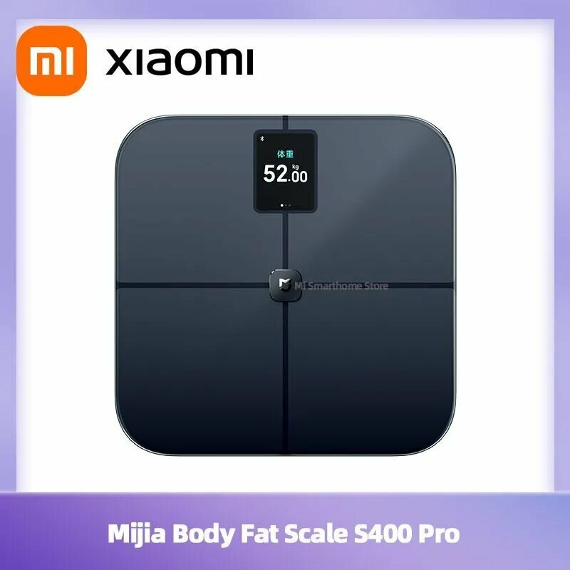 KNOW EASY-Xiaomi Напольные весы Mijia body fat scale S400 Pro, нагрузка 150 кг