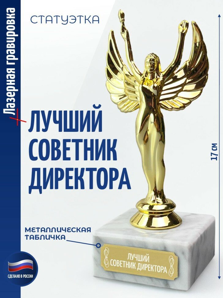 Статуэтка награда Женск. "Лучший советник директора" (17 см)