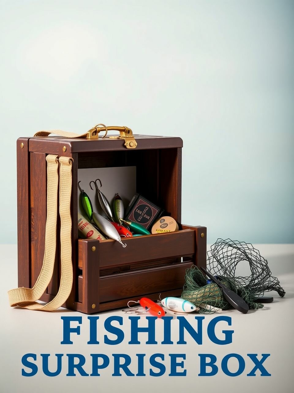Сюрприз-бокс XL для рыбалки большой набор снастей, воблеров, приманок, подарок рыбаку