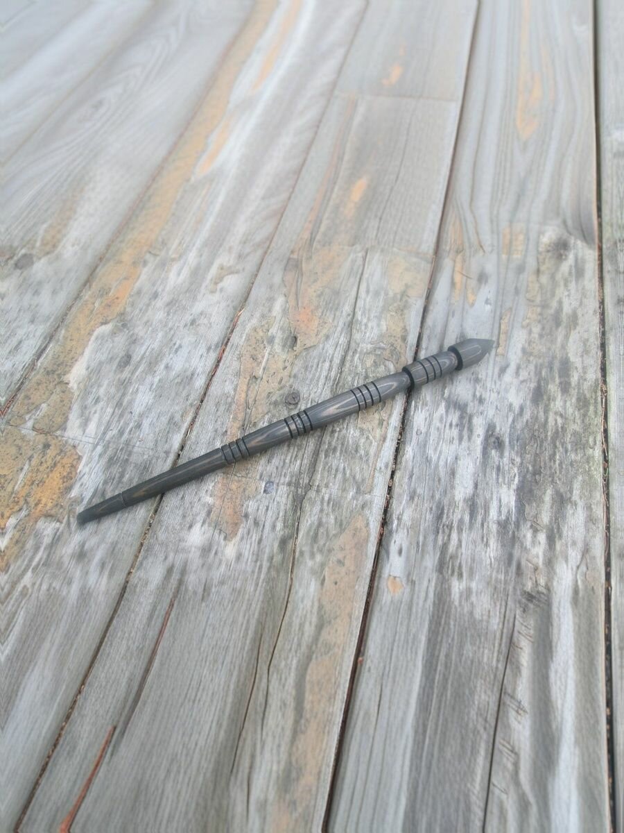 Веретено русское опорное (сосна, цвет Венге)