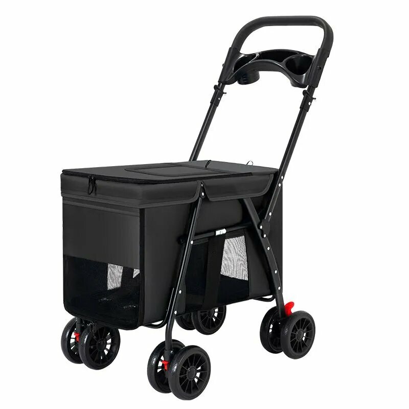 Прочная складная коляска для больших собак до 60 кг для активного отдыха Чэн Юань