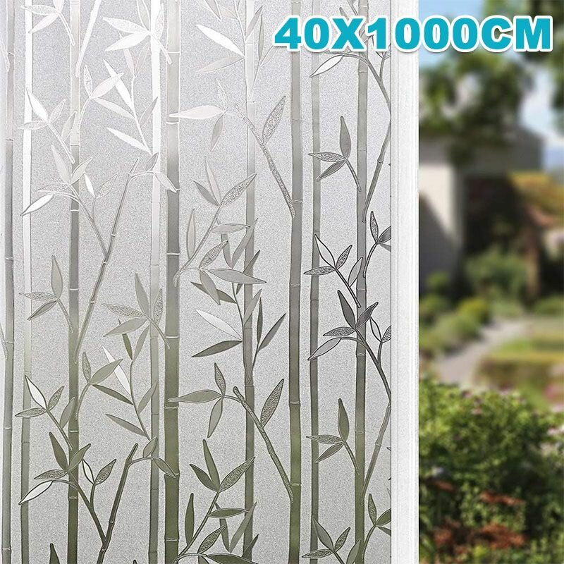 Витражная самоклеющаяся пленка, Самоклеящаяся витражная пленка для оконзащита от солнца и теплоизоляция 40x1000 см
