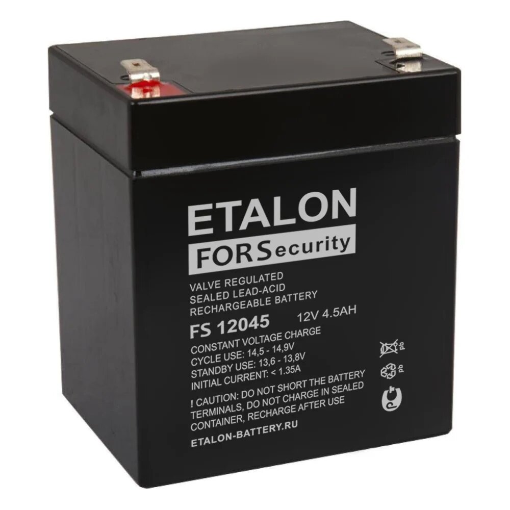 Etalon Battery Аккумулятор ETALON FS 12045 (12В / 4,5 Ач) 00-00006438