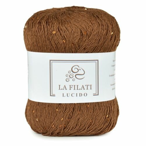 Пряжа La Filati Lucido 80018 терракот (50г/445м, упаковка 6 мотков)